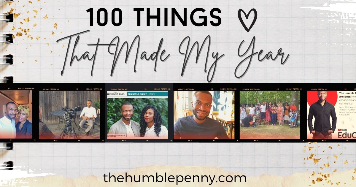 100 Things That Made My Year (2020) - The Humble Penny
