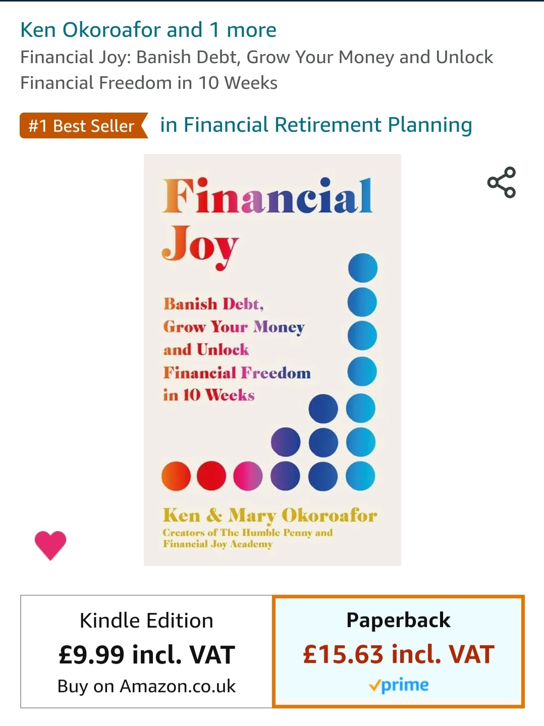Financial Joy book: Download 'Simple Budget' - The Humble Penny